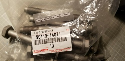 90119-14071 3rd Gen Toyota 4Runner OEM front lower control arm bolts ...