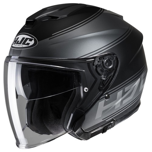 HJC i30 Vicom Open Face Sunscreen Motorcycle Helmet Gray SM MD LG XL ...