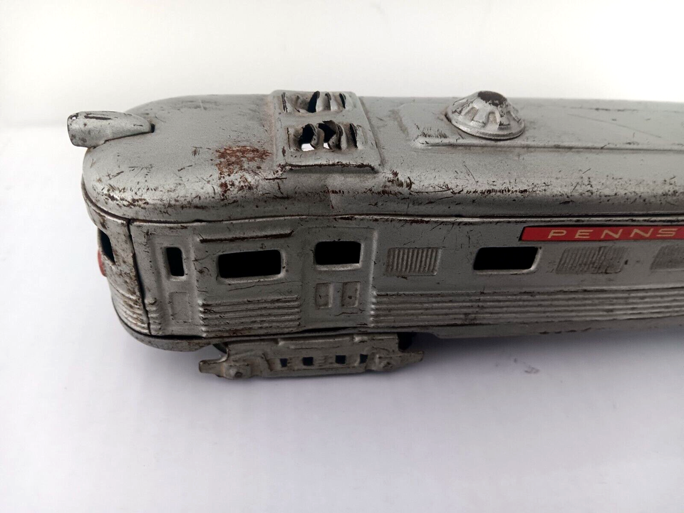 Vintage 1960s MSL Japanese tin friction train toy trolley Pennsylvania ...