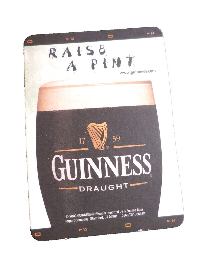Guinness, Raise A Pint, vintage Coaster | eBay