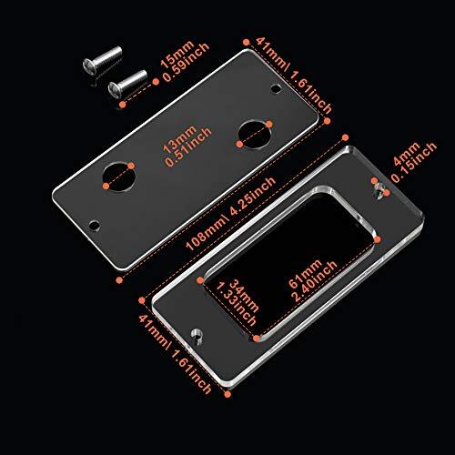 Switch Plate Guard Light Cover Protector Acrylic Clear Light Switch ...