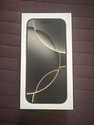 NEW!!! Apple iPhone 16 Pro - 256 GB - Nat Titanium, AT&T ONLY ONLY ...