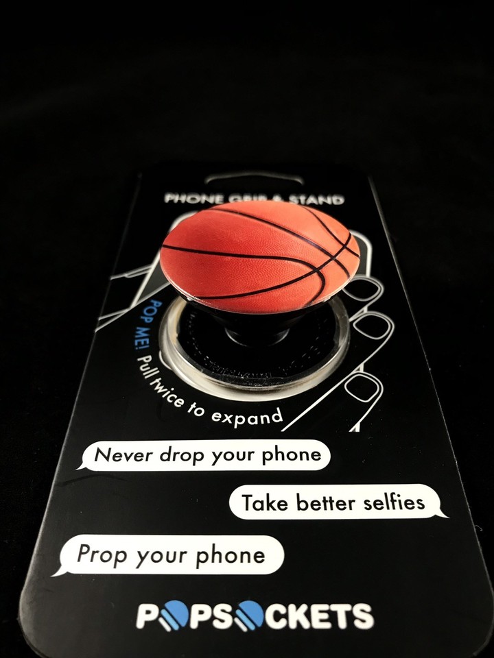 AUTHENTIC PopSockets Basketball Universal Phone Grip PopSocket US Pop ...