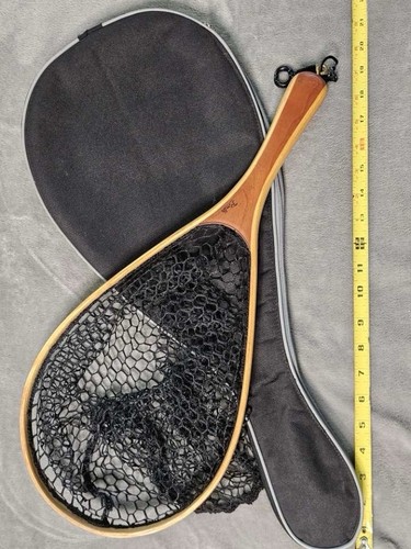 Genuine Classic Wooden Brodin Fly fishing net W/swivel Attachment ...