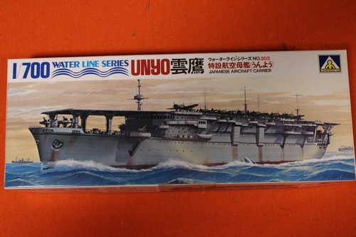 AOSHIMA - 1/700 No 203 Japanese Aircraft Carrier Unyo Water Line Series ...