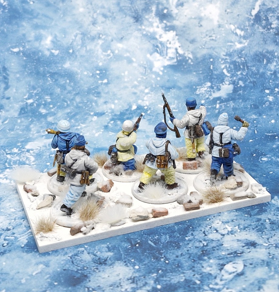 Quality WW2 Painted Figures 28mm On Diorama You Choose Army I Supply ...