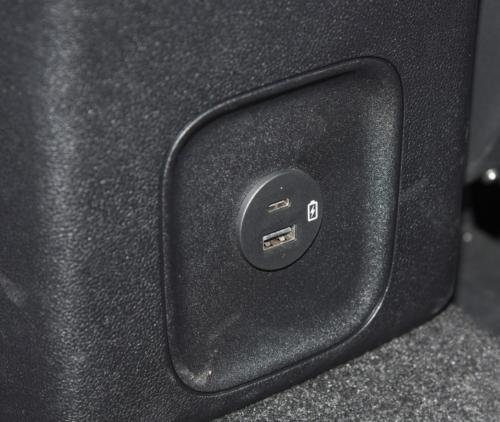 Black Titanium Rear USB Socket Control Frame Trim For Ford Escape Kuga ...