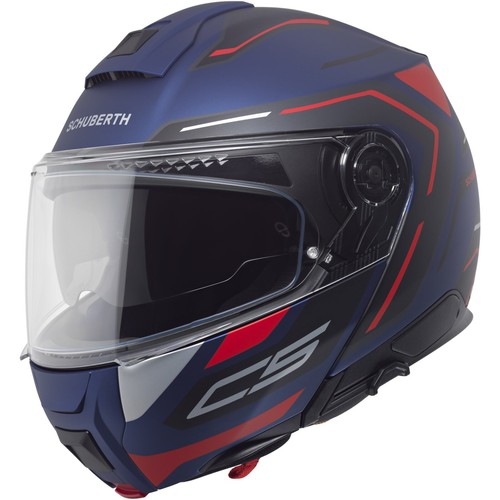 Motorcycle Helmet 57 (M) - Schuberth C5 Omega Flip Helmet - Matte Blue ...