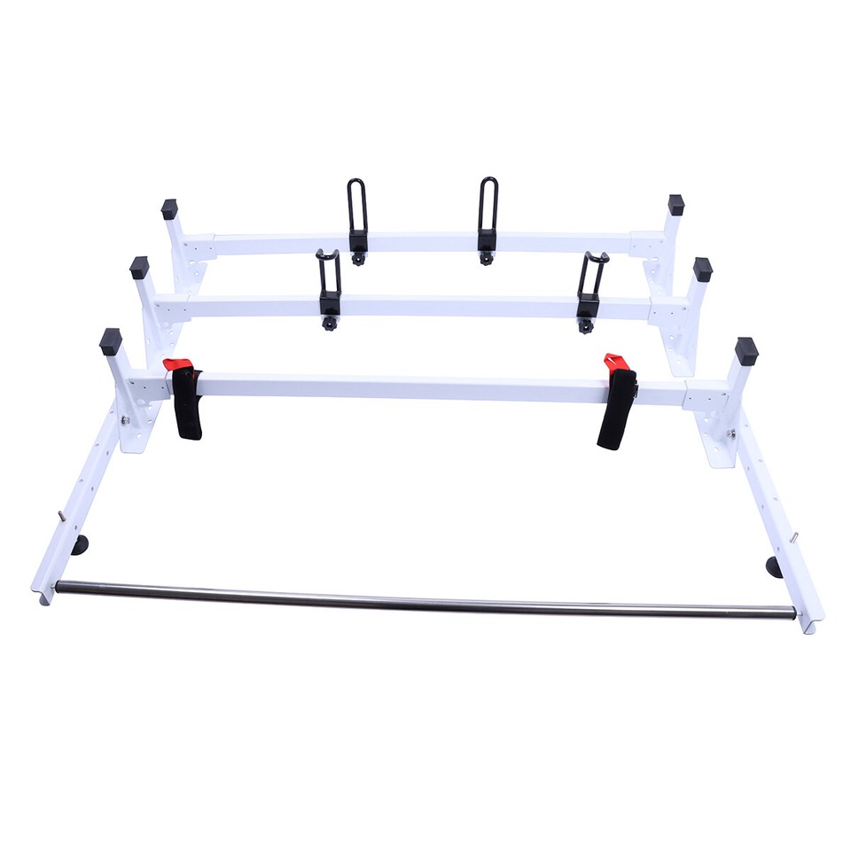 3 Bar Ladder Roof Racks For 2015+ Ford Transit 150 250 350 Van 750 LBS ...