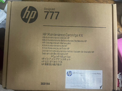 HP Designjet 777 Maintenance Cartridge Kit 3ED19A New Never Used | eBay ...