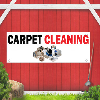 Carpet Cleaning Indoor Outdoor Vinyl Banner Design | eBay