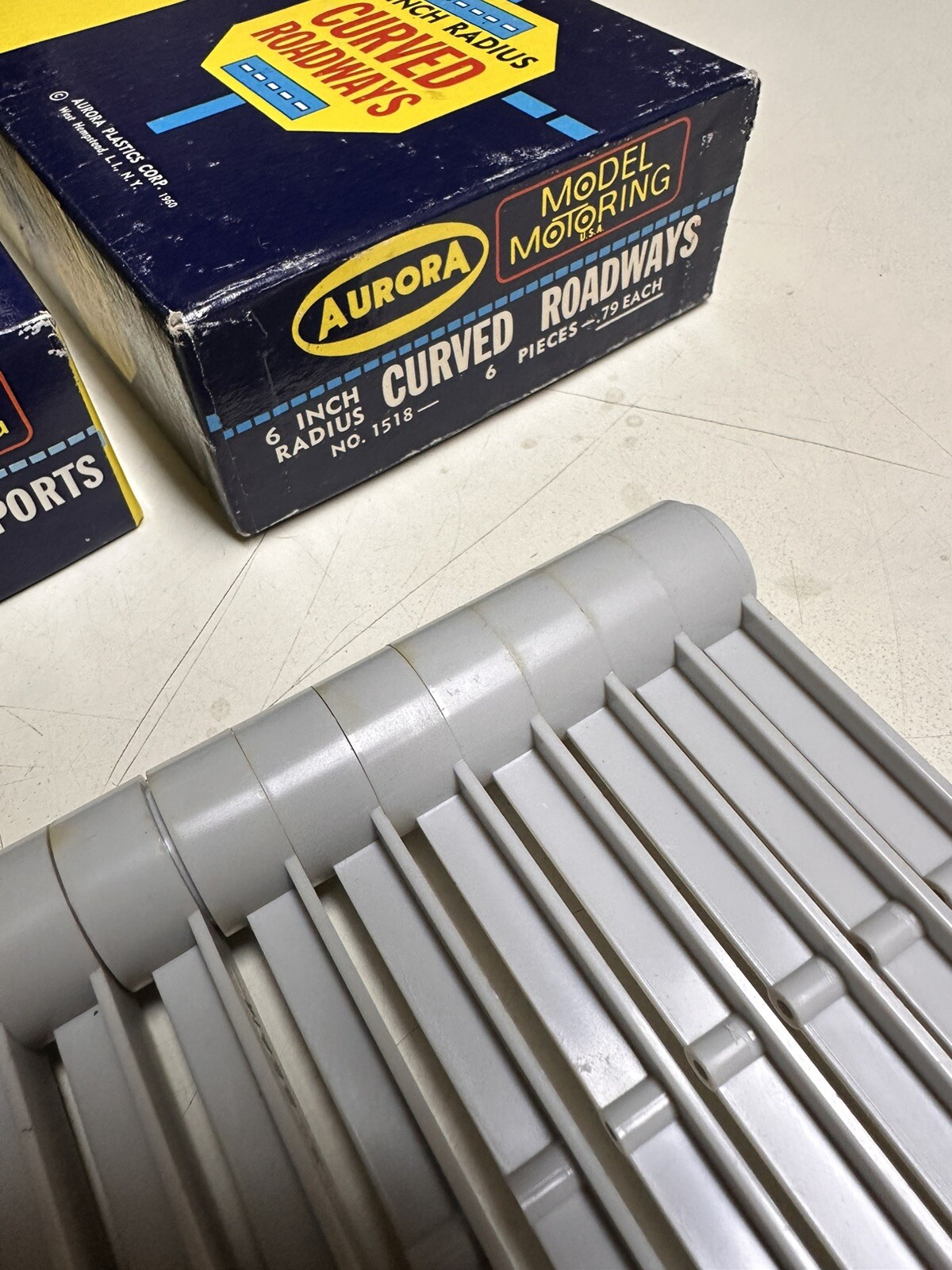 Lot Vintage Aurora Modular Bridge Supports Posts Decals HO Scale Slot Car Track | eBay