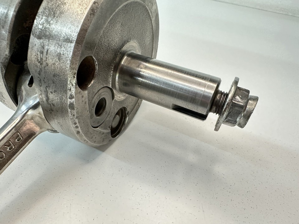 USED 90 1990 YAMAHA YZ125 YZ 125 CRANKSHAFT CRANK W IMS PRO SERIES ROD ...