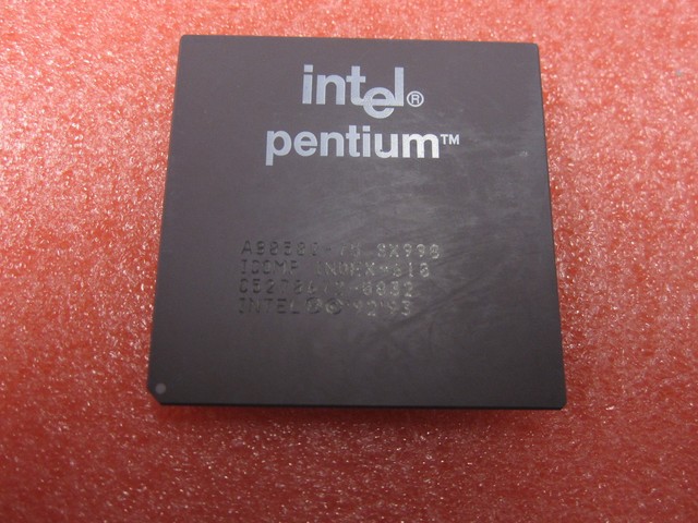 Intel Pentium P1 75 MHz Processor A8050275 SX998 for sale online | eBay