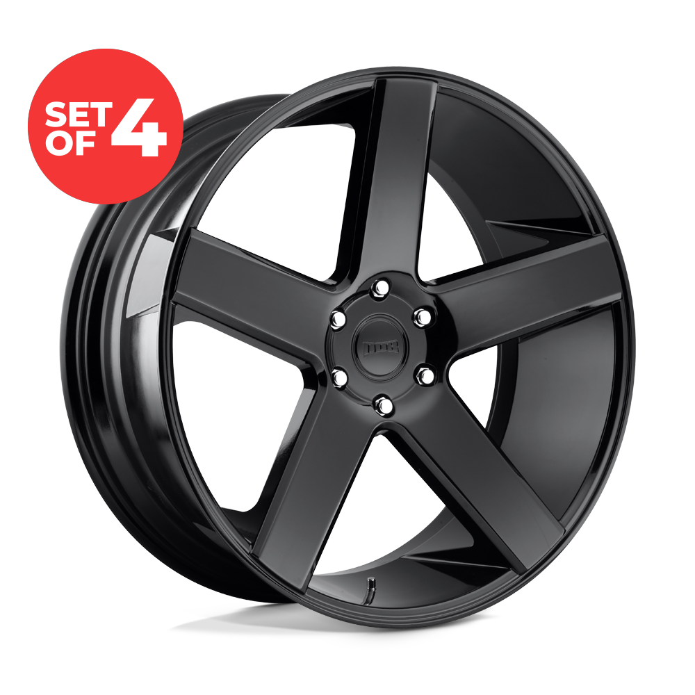 (Set of 4) DUB 1PC S216 BALLER Wheels 20x9.5 5x127 +30 mm Black Rims 20 ...
