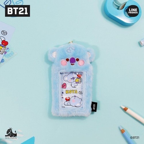 BT21 Photo Id Badge Card Holder ver.2 Fluffy LINE FRIENDS X BTS ...