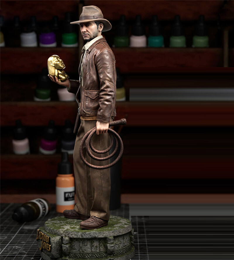1/6 1/8 Indiana Jones 3D Print Garage Kit Figure Model Kit Unpainted ...