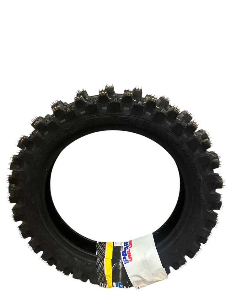 DUNLOP TIRE SET FRONT / REAR MX34 60/100-14 80/100-12 CRF110 KLX110 ...