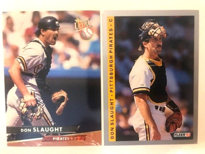 MLB - Don Slaught 1993 Fleer Ultra & 1993 Fleer Baseball - Pirates | eBay