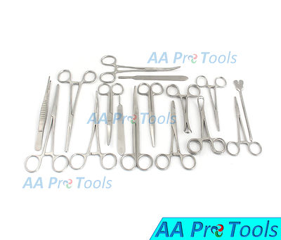 29 Pieces Spay Neuter Pack Veterinary Instruments Forceps Scissors Set ...