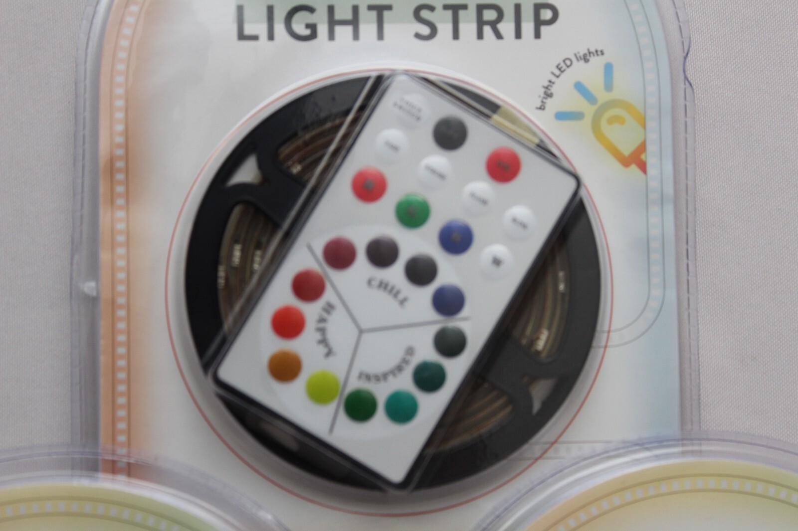 Vivitar Stick On LED Light Strip Multi Colored 78in per pack (Lot of 3 ...