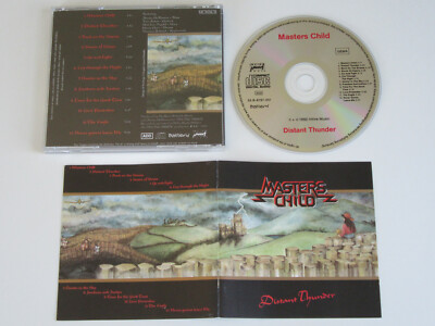 MASTER'S CHILD Distant Thunder CD 1992 RARE OOP ORIG 1st PRESS BATTERY ...