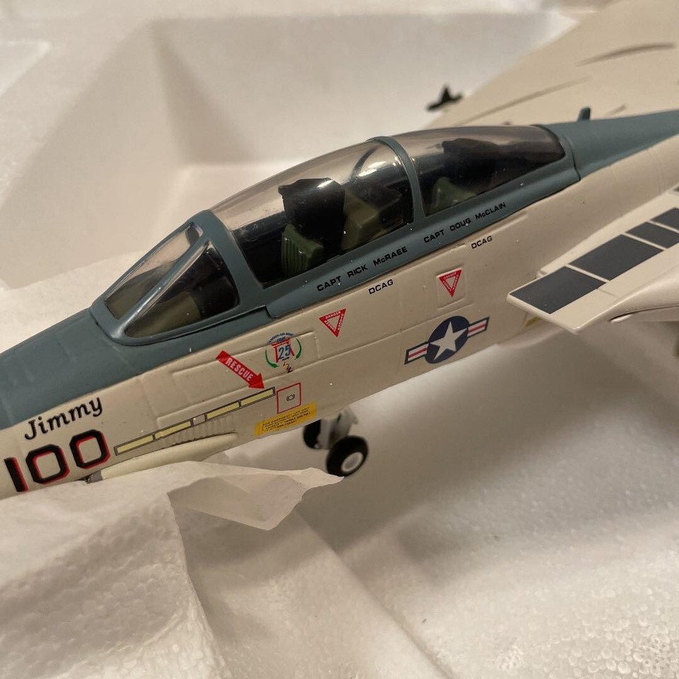 FRANKLIN MINT ARMOUR COLLECTION B11 B238 F14 TOMCAT Fighter Plane 1:48 ...
