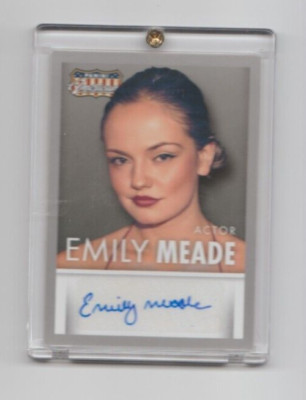 Americana Panini Autograph Trading Card #S-EM Actor Emily Meade (H) | eBay