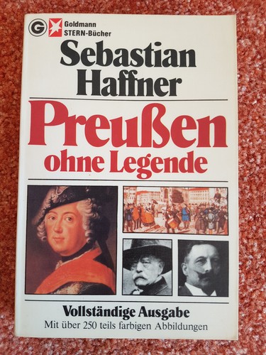 PREUSSEN OHNE LEGENDE von Sebastian Haffner Goldmann Stern-Bücher | eBay.de