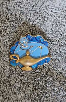 Disneyland Disney Parks Genie With 3D Lamp Pin Trade Authentic Disney ...