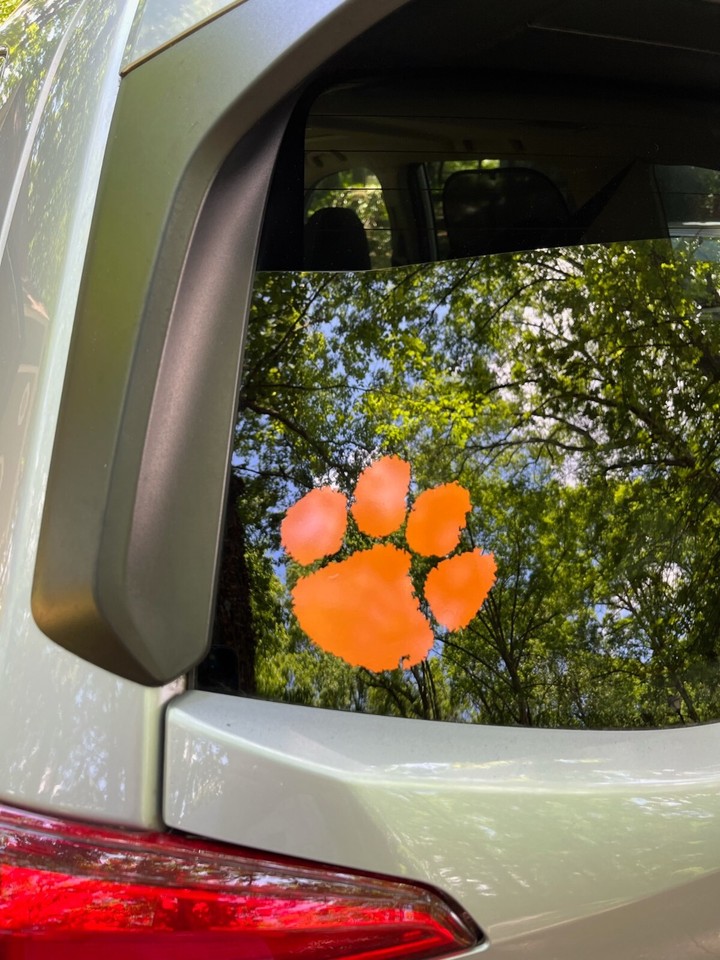 Clemson Tigers University College Football Vinyl Decal Sticker | Orange ...