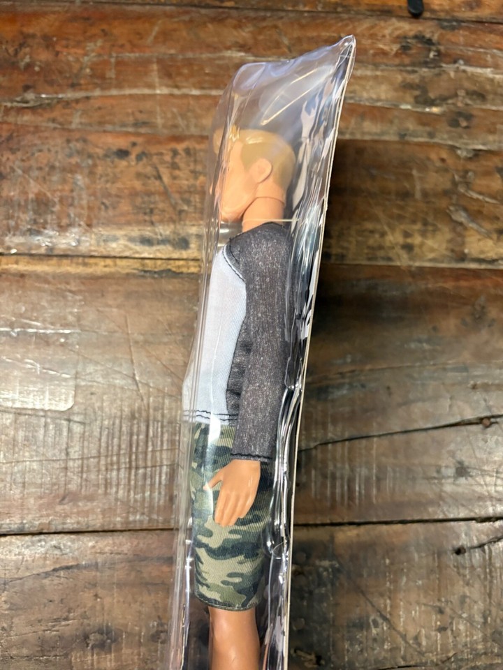 Barbie Ken Fashionistas #8 Caucasian FNH40 Camo Comeback 2016 NEW DMGD ...