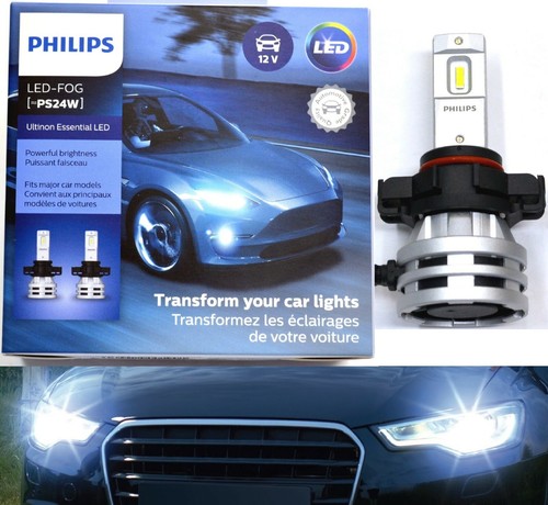 Philips Ultinon Essential 24W White PS24W 5202 H16 Two Bulbs Fog Light ...