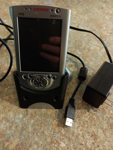 Compaq iPAQ H3650 Silver 3.8" Pocket PC PDA with lots of extras Large ...