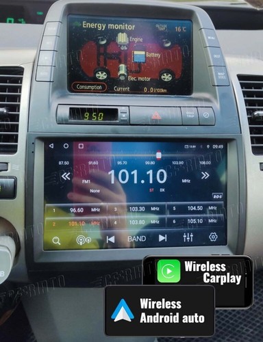 For 2003-09 Toyota Prius Car Radio Stereo GPS Navi Wifi Apple Carplay ...