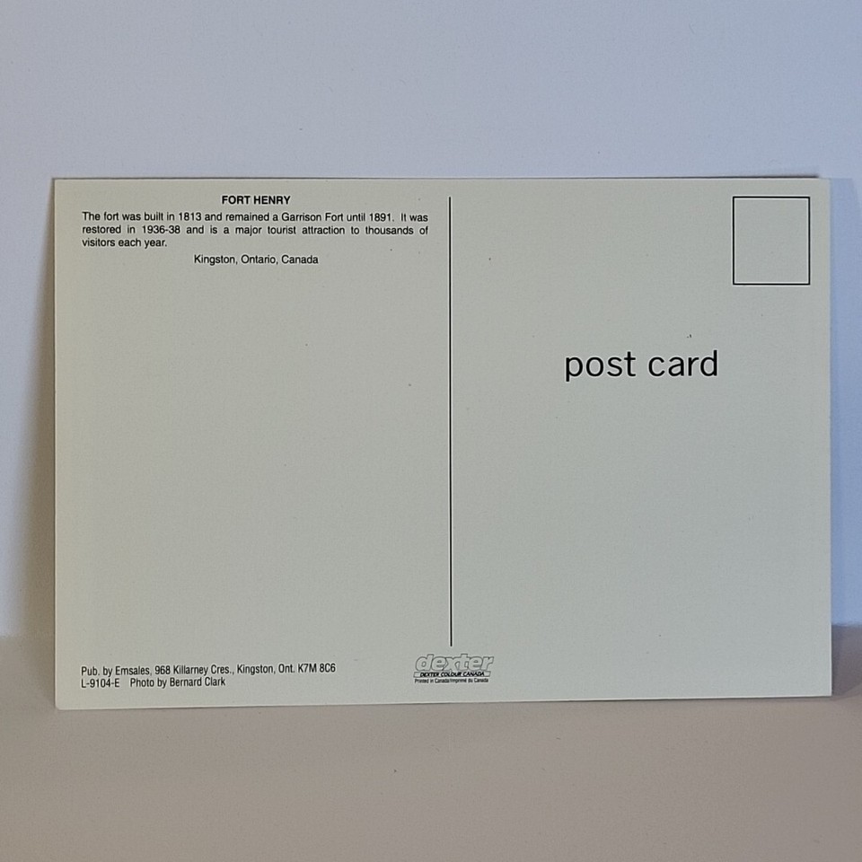 Fort Henry Kingston Ontario Canada Aerial View Vintage Postcard | eBay