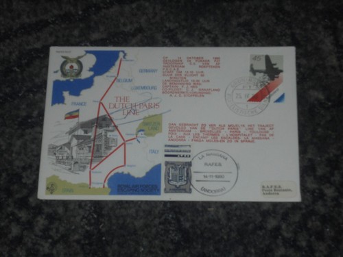 THE DUTCH PARIS LINE - ROYAL AIR FORCE ESCAPE SOCIETY -FIRST DAY COVER ...