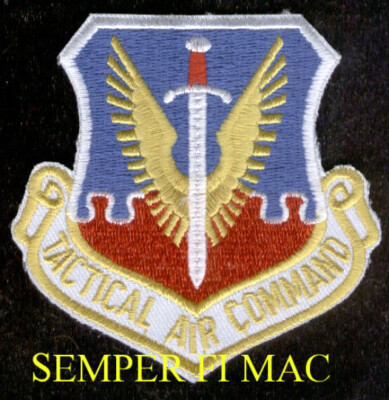 TACTICAL AIR COMMAND US AIR FORCE TAC PATCH A1 A7 A10 T37 A37 F4 RF4 F5 ...