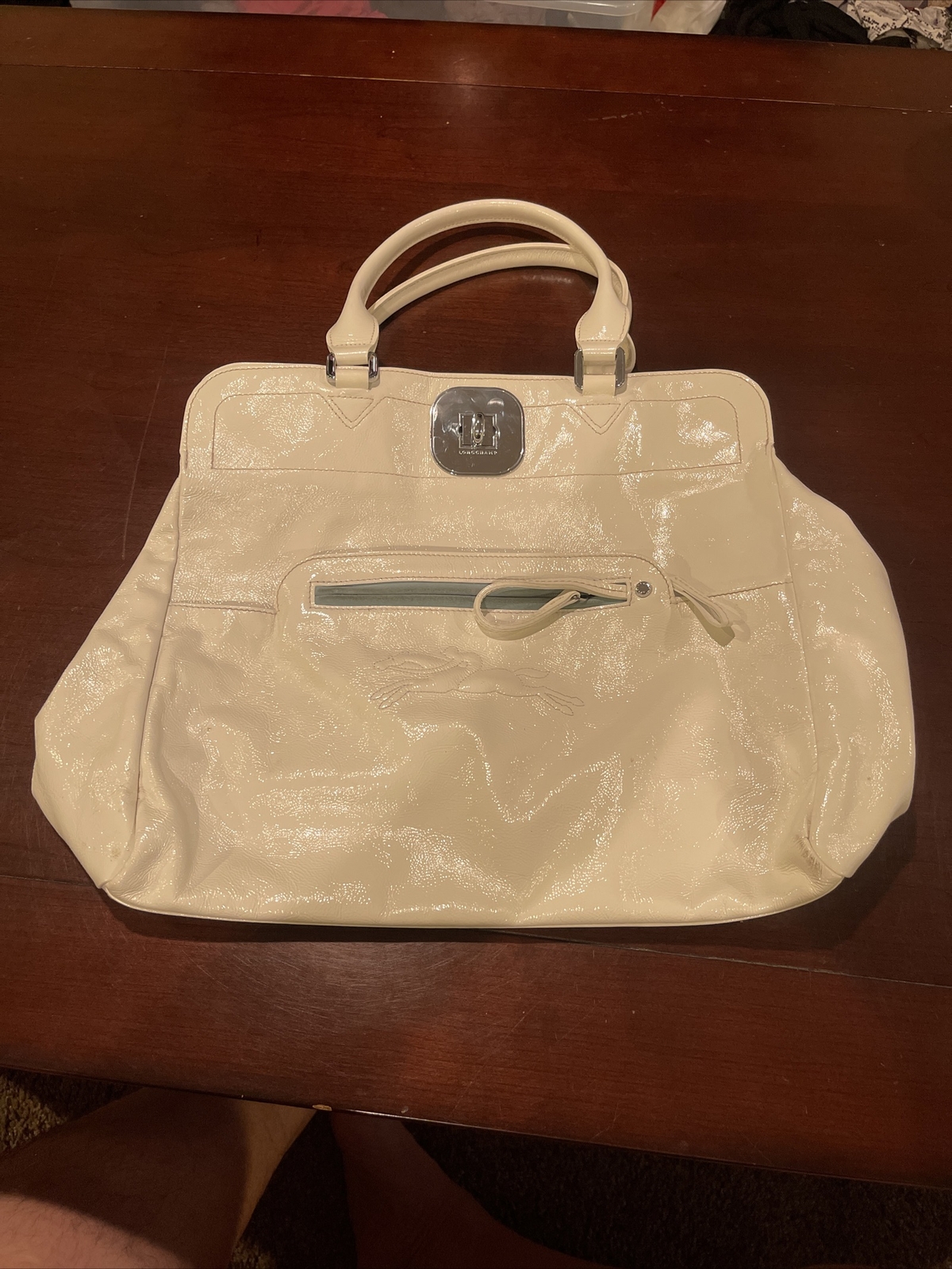 LONGCHAMP PARIS Used White - Gem