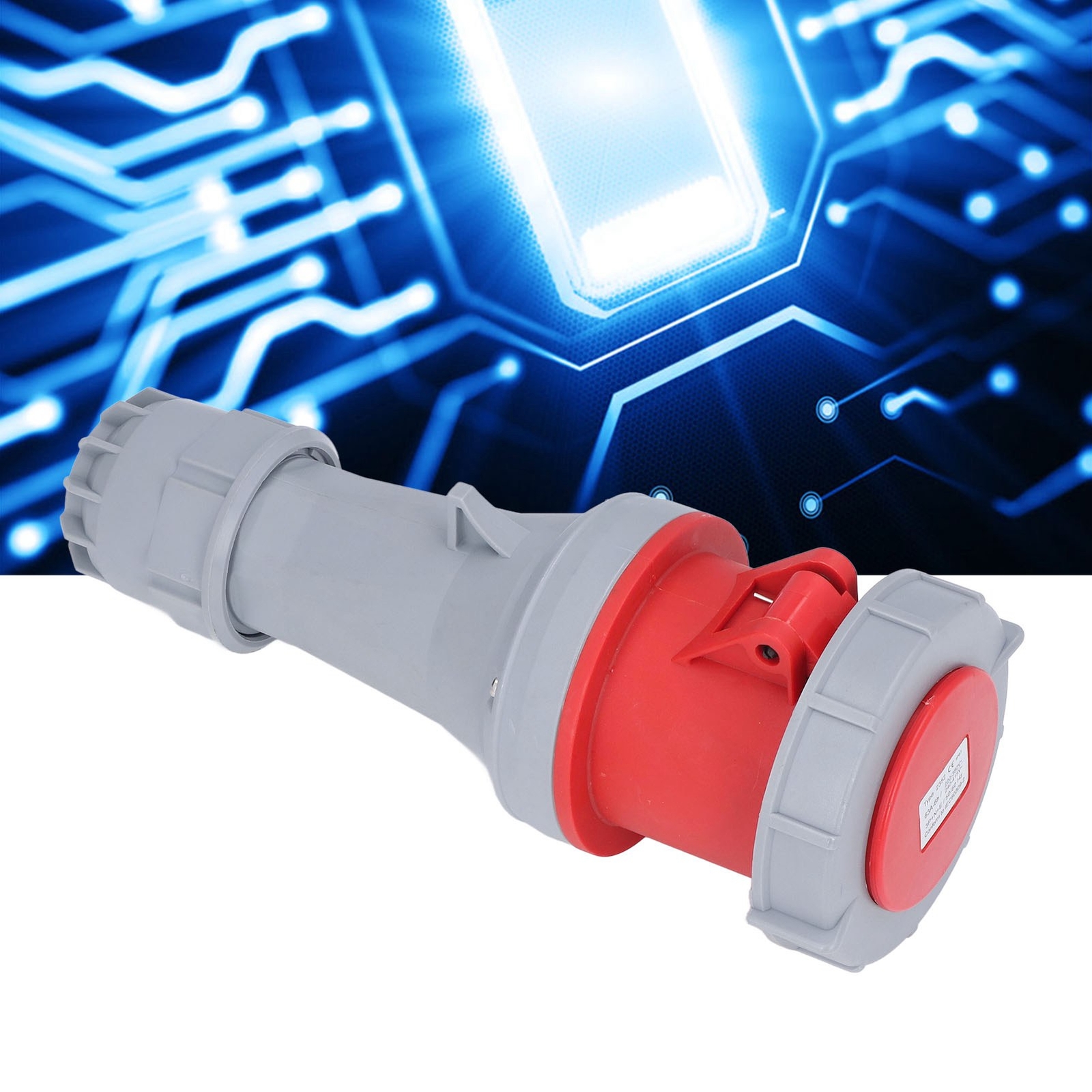 5 Pin 3P+N+E Industrial Power Connector IP67 Waterproof Aviation Plug ...