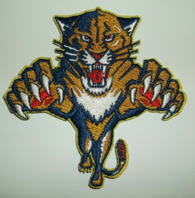 Florida Panthers Embroidered Patch~3 1/2" x 3 1/2"~Iron or Sew On~NHL ...