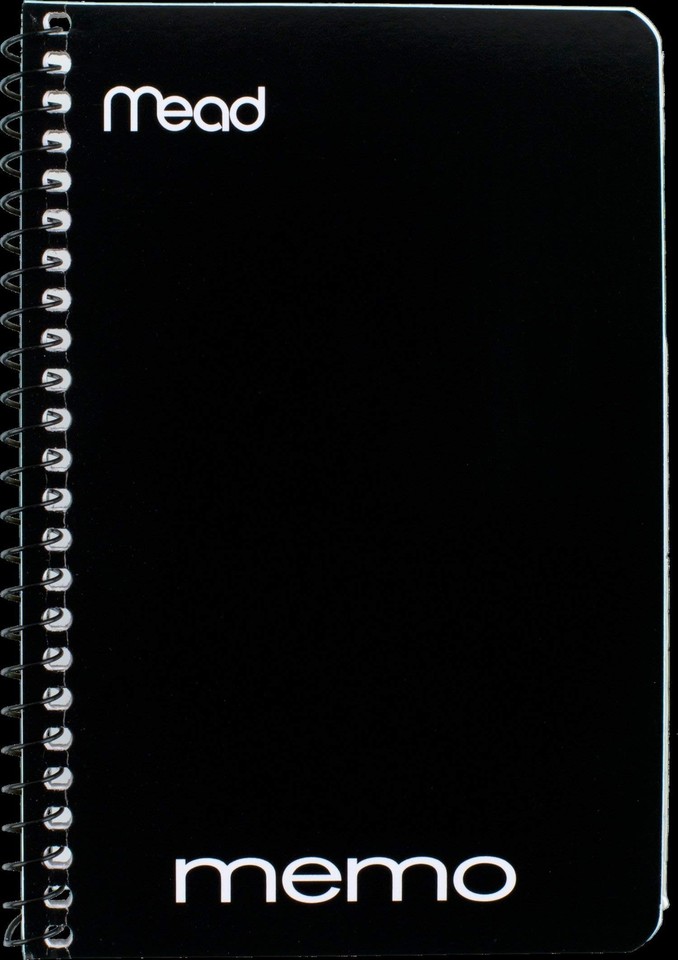 Mead Memo Pads, 8 Pack, Lined College Ruled Paper, Pocket Notebook ...