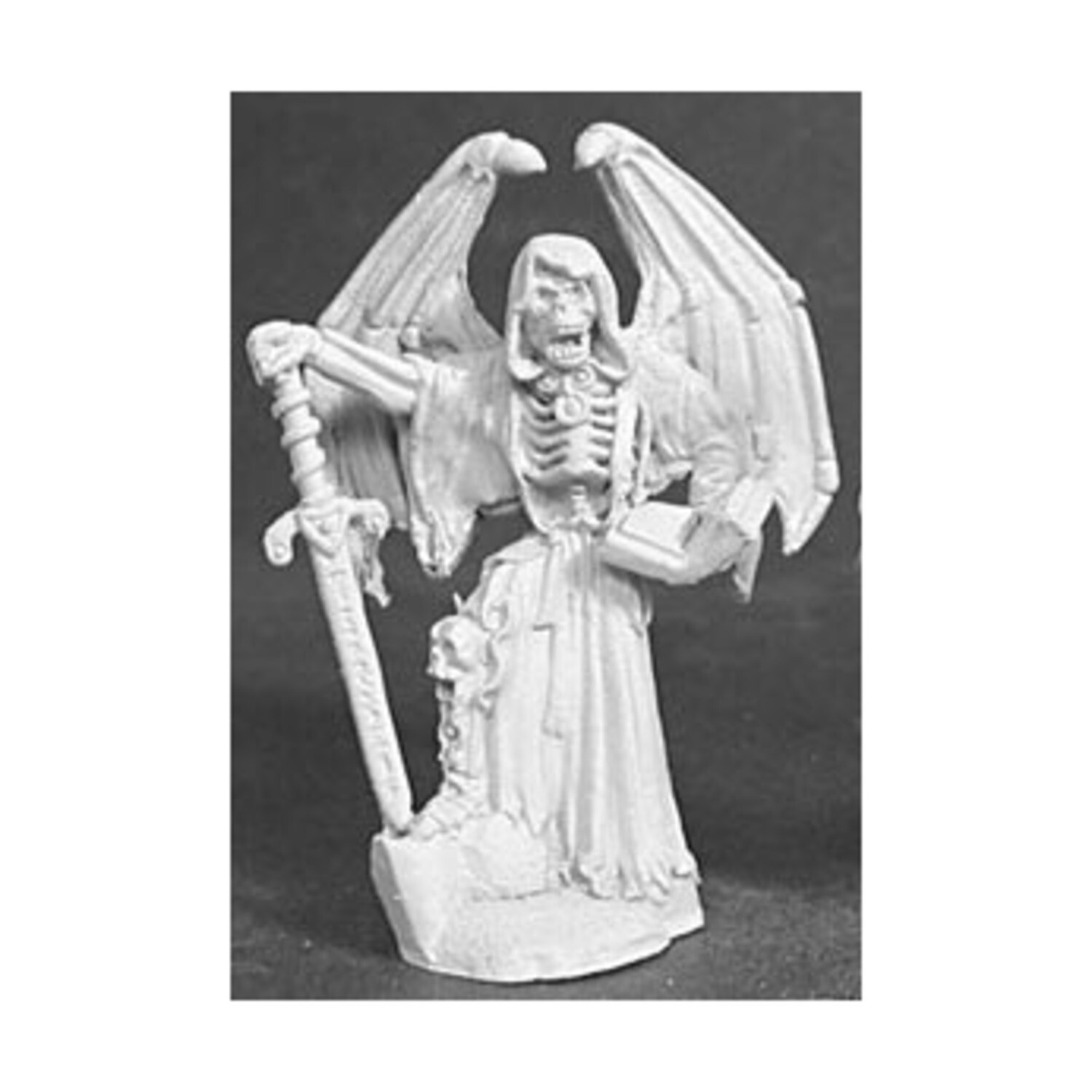 Reaper Dark Heaven Metal 28mm Angel of Death w/Sword & Book Pack New | eBay