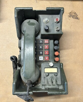 Military Telephone Set TA-838A/TT Star Dynamic Corp Field Phone Radio ...