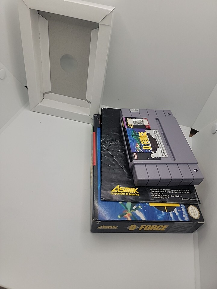 D-Force SNES Super Nintendo Box Manual Game 96066911114| eBay