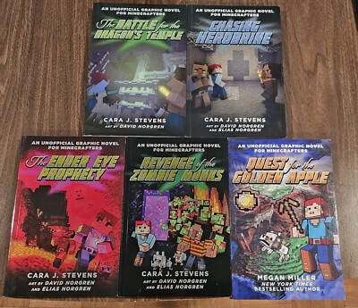 Unofficial Graphic Novel for Minecrafters Lot of 5 Cara Stephens Megan ...