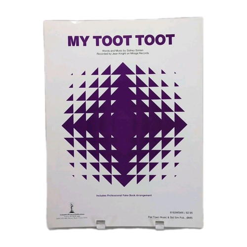 My Toot Toot Sheet Music Jean Knight Pop Disco R&B Soul Dance F4K | eBay
