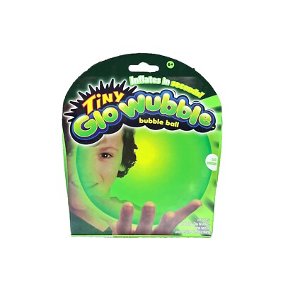 Tiny Glo Wubble Looks like a Bubble Plays like a Ball GREEN- New in ...
