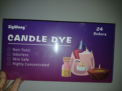 Candle Dye - 24 Colors Liquid Candle Making Dye for DIY Candle Making ...