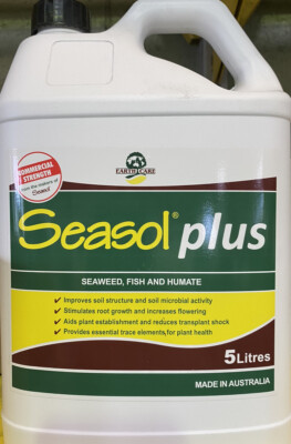 Seasol Plus 5 Litre Liquid Soil Fert iliser with added Seaweed, Fish ...